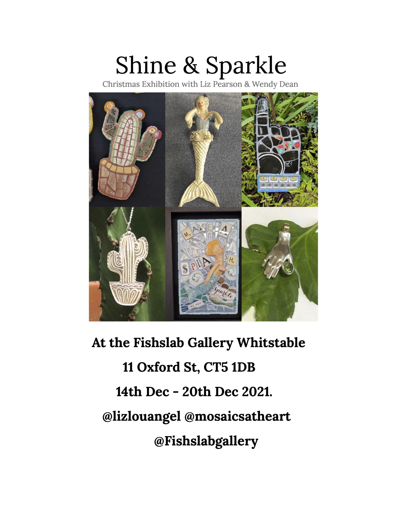 Liz Pearson & Wendy Dean: ‘Shine & Sparkle’ – Fishslab Gallery